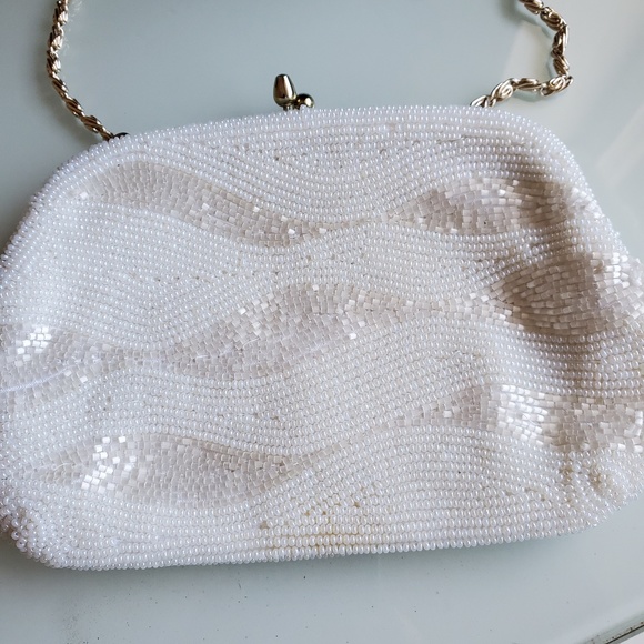 Richere | Bags | Vintage Richere By Walborg Japan Hand Made White Glass ...
